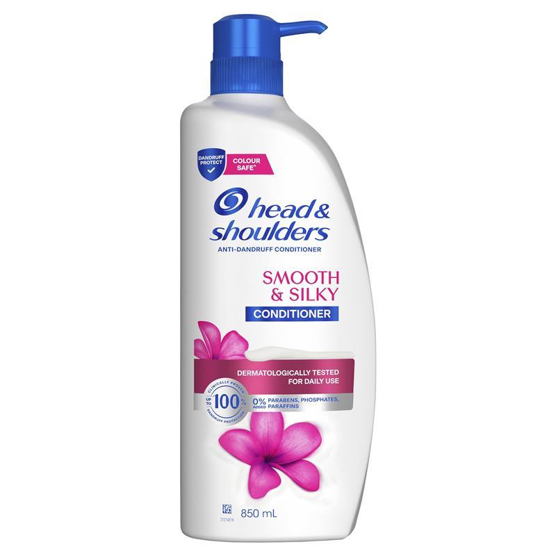 Buy Head & Shoulders Smooth & Silky Conditioner 850ml online at Chemist ...
