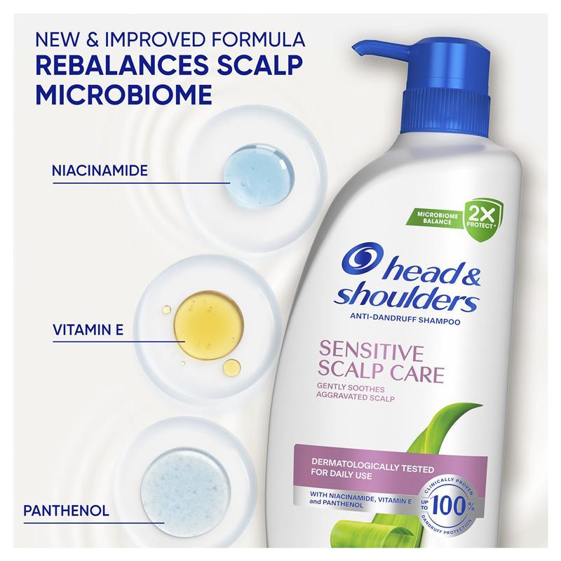 Buy Head & Shoulders Sensitive Shampoo 850ml online at Chemist Warehouse