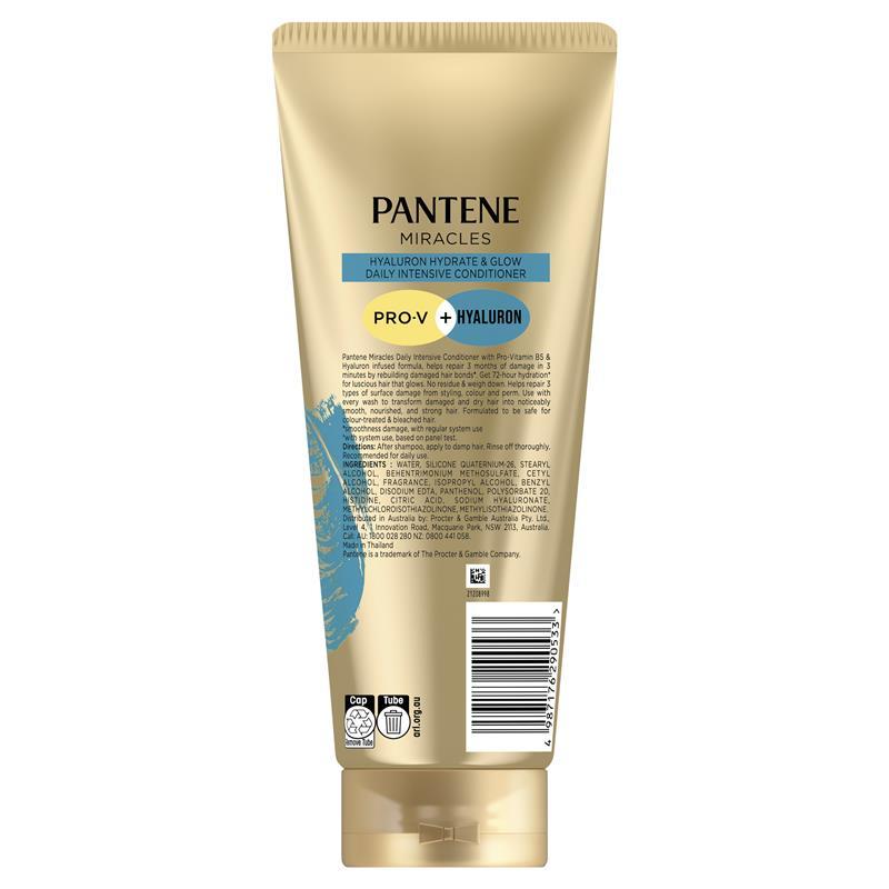 Buy Pantene Miracles Hyaluron Hydrate & Glow Daily Intensive ...