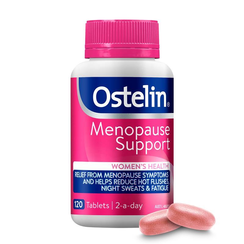 Buy Ostelin Menopause Support 120 Tablets Exclusive Size online at ...
