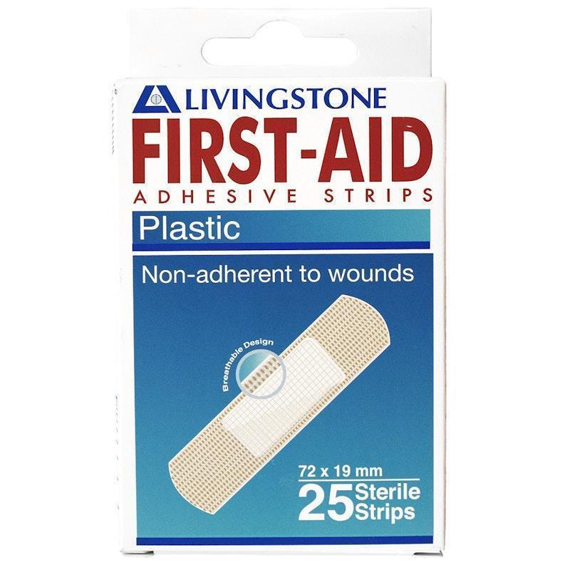 Buy Livingstone Superior Adhesive Recyclable Plastic Strips 72 x 19mm ...