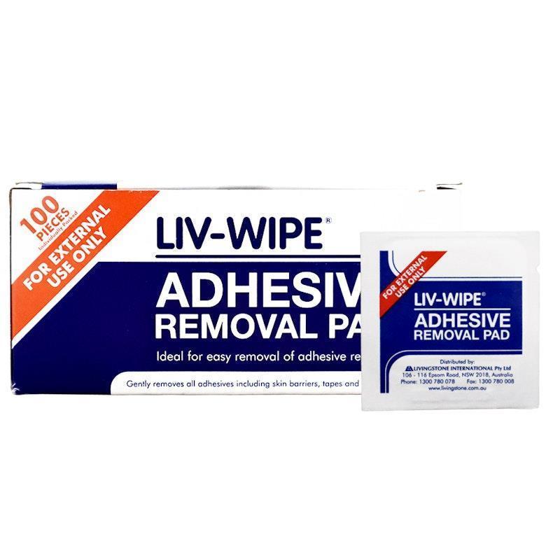 Buy Livingstone Adhesive Remover Wipe 100 Pieces/Box online at Chemist ...