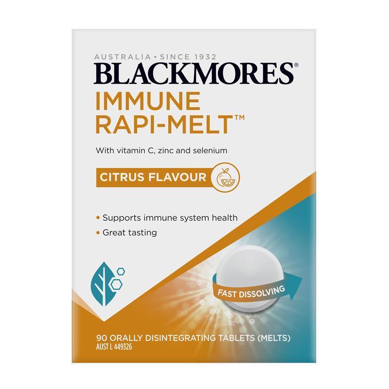 Buy Blackmores Immune Rapi-Melt 90 Tablets online at Chemist Warehouse