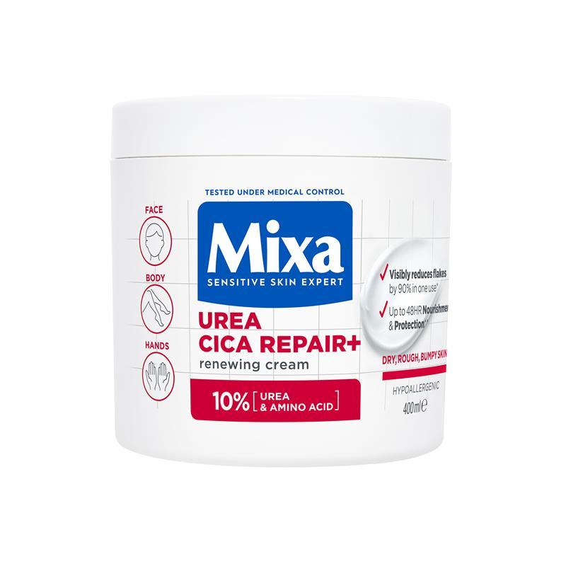 Buy Mixa Urea Cica Repair+ Renewing Cream 400ml online at Chemist Warehouse
