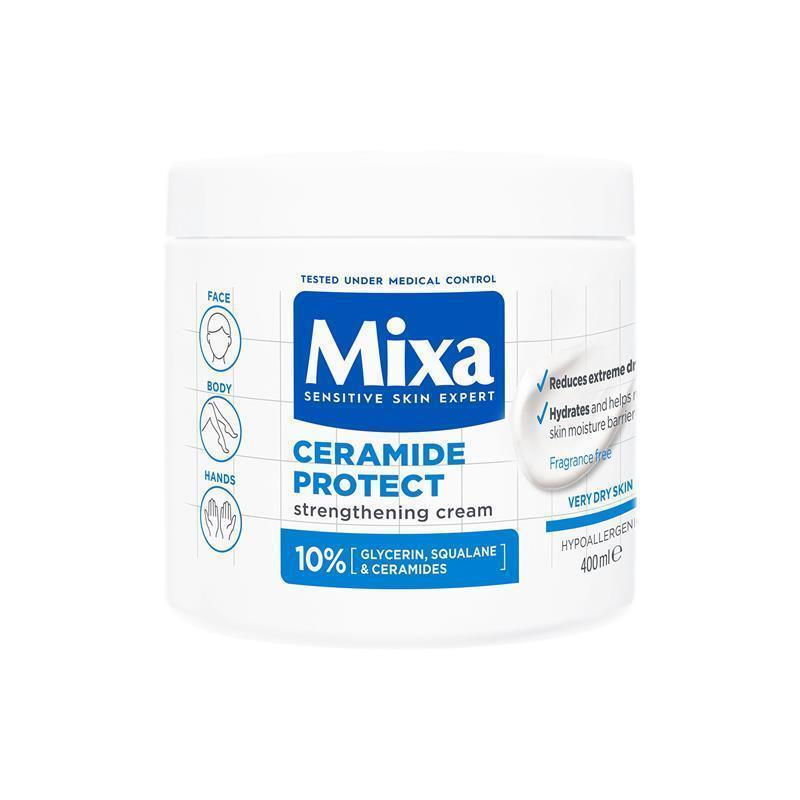 Buy Mixa Ceramide Protect Strengthening Cream 400ml online at Chemist ...