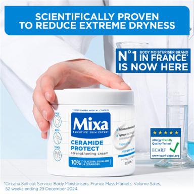 Buy Mixa Ceramide Protect Strengthening Cream 400ml online at Chemist ...