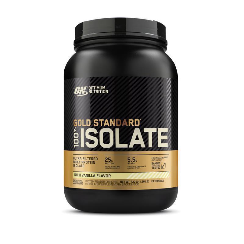 Buy Optimum Nutrition Gold Standard 100% Isolate Vanilla 720g online at ...