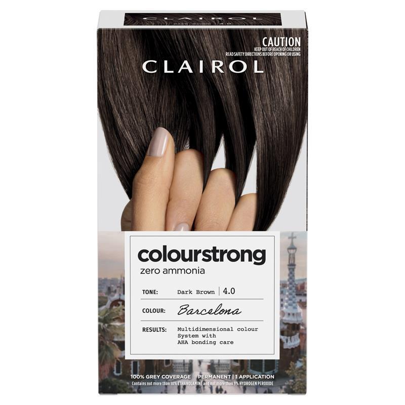 Buy Clairol Colour Strong Kit 4.0 Dark Brown online at Chemist Warehouse