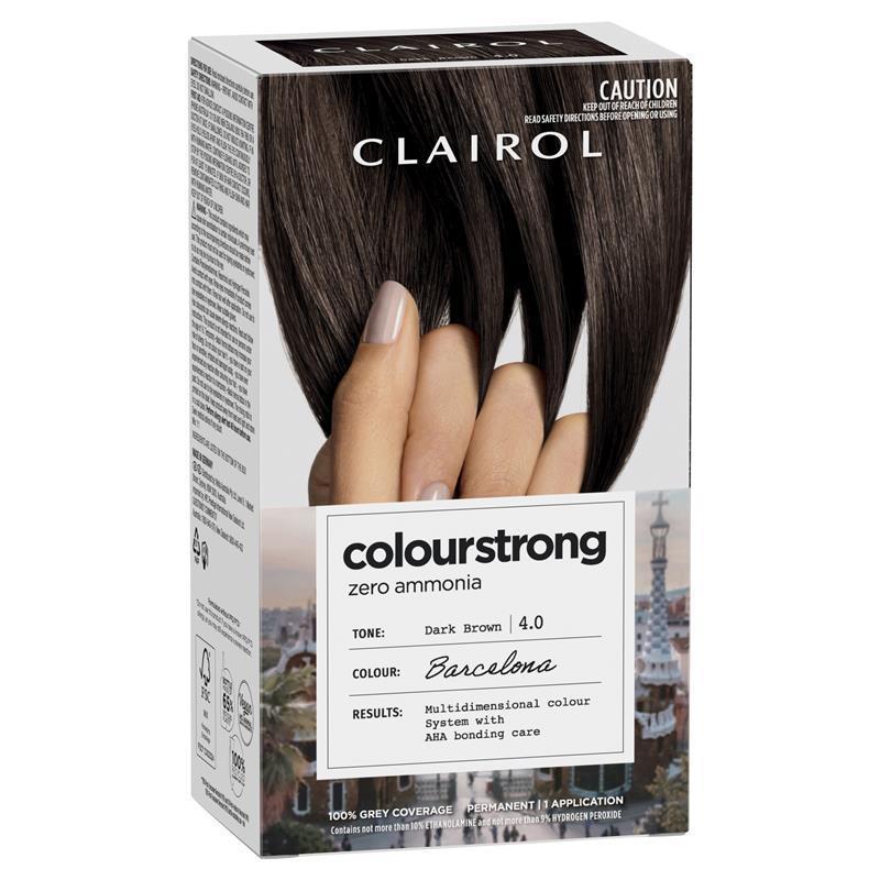 Buy Clairol Colour Strong Kit 4.0 Dark Brown online at Chemist Warehouse