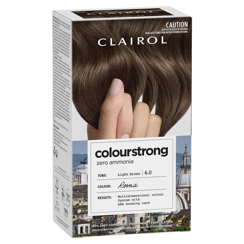Buy Clairol Colour Strong Kit 6.0 Light Brown online at Chemist Warehouse