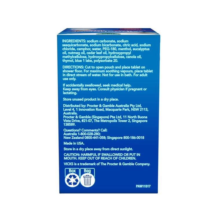 Buy Vicks VapoShower Max 4 Pack online at Chemist Warehouse