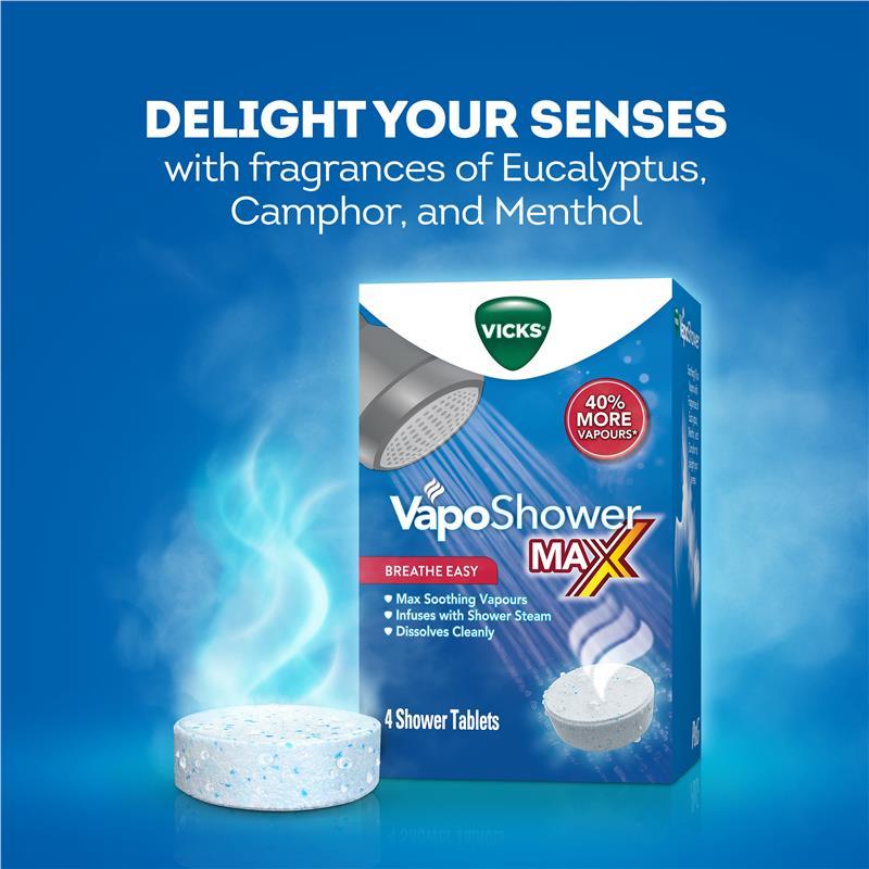 Buy Vicks VapoShower Max 4 Pack online at Chemist Warehouse