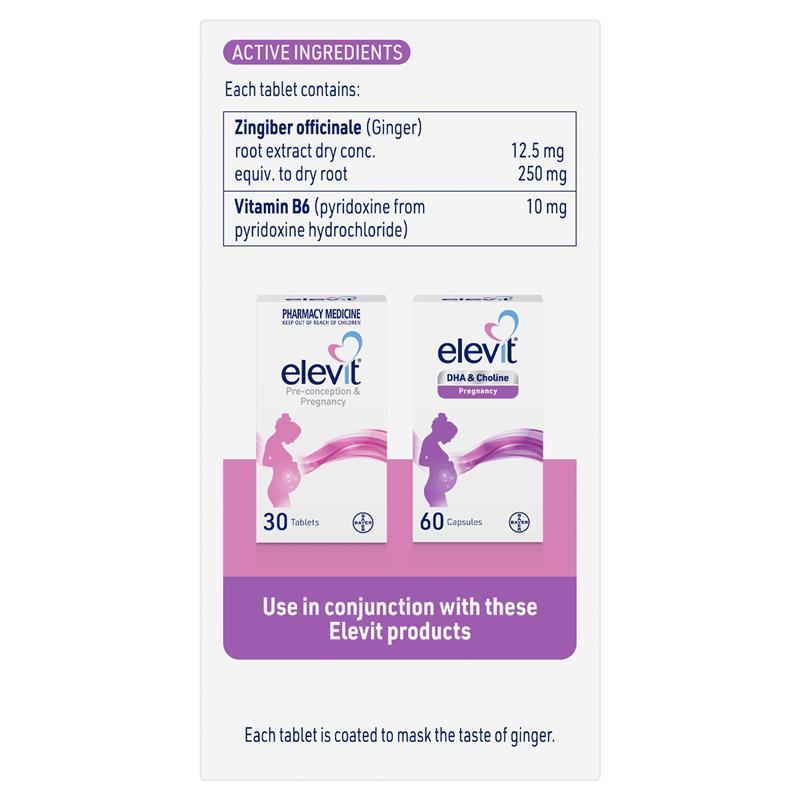 Buy Elevit Morning Sickness Relief Pregnancy 60 Tablets online at ...