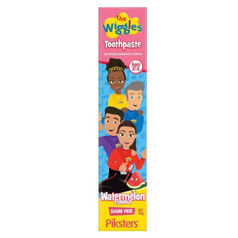 Buy Piksters The Wiggles Toothpaste Sugar Free Watermelon Ages 2-5 96g ...