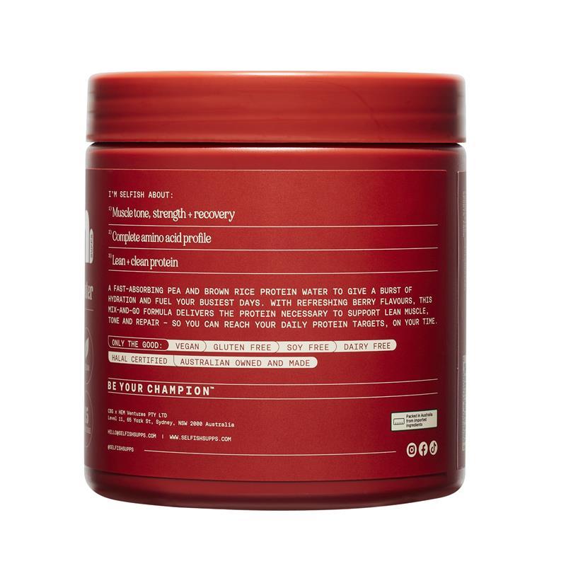 Buy Selfish Give Me Protein Water Very Berry Flavour 300g online at ...