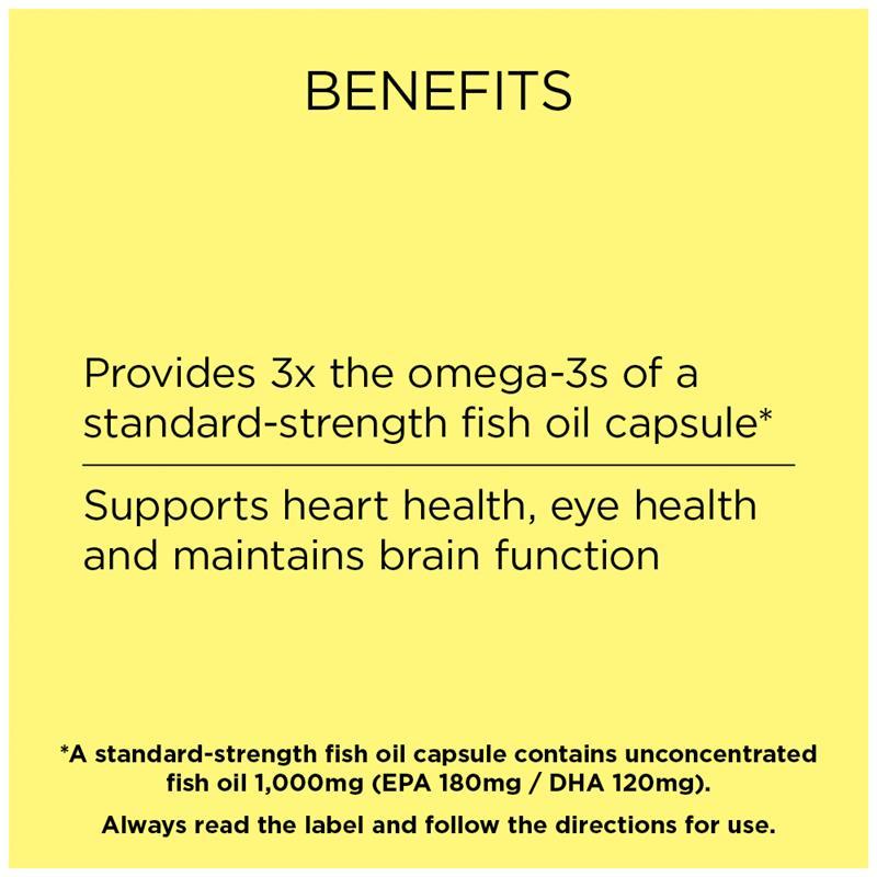 Buy Go Healthy Fish Oil Triple Strength Odourless Softgel 150 Capsules ...