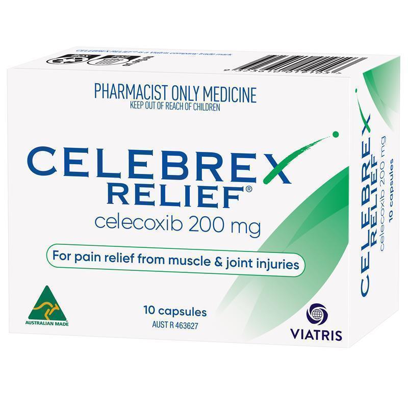 Buy Celebrex Relief 200mg 10 Capsules online at Chemist Warehouse