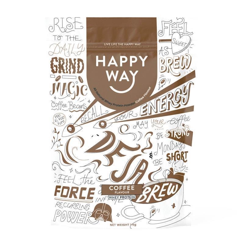 Buy Happy Way Deja Brew Coffee Whey Protein Powder 1kg online at ...