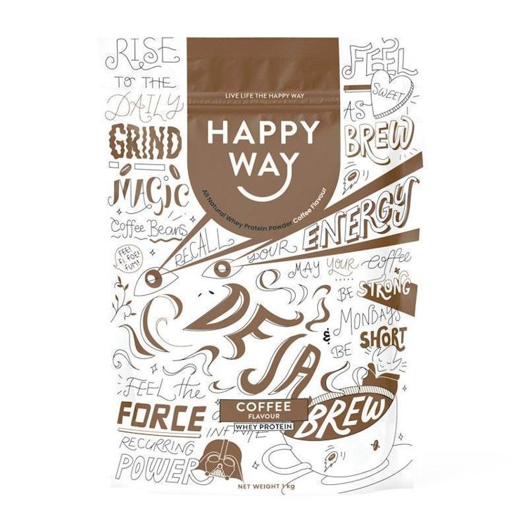 Buy Happy Way Deja Brew Coffee Whey Protein Powder 1kg online at ...