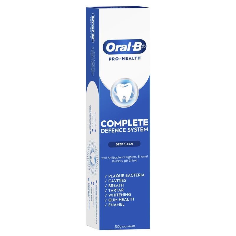 Buy Oral B Toothpaste Pro Health Complete Defence System Deep Clean ...