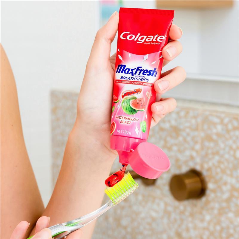 Buy Colgate Toothpaste Max Fresh Watermelon 100g online at Chemist ...