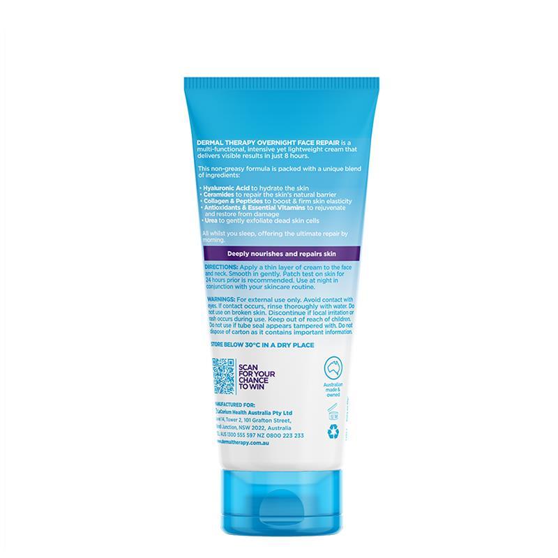 Buy Dermal Therapy Overnight Face Repair 40g online at Chemist Warehouse