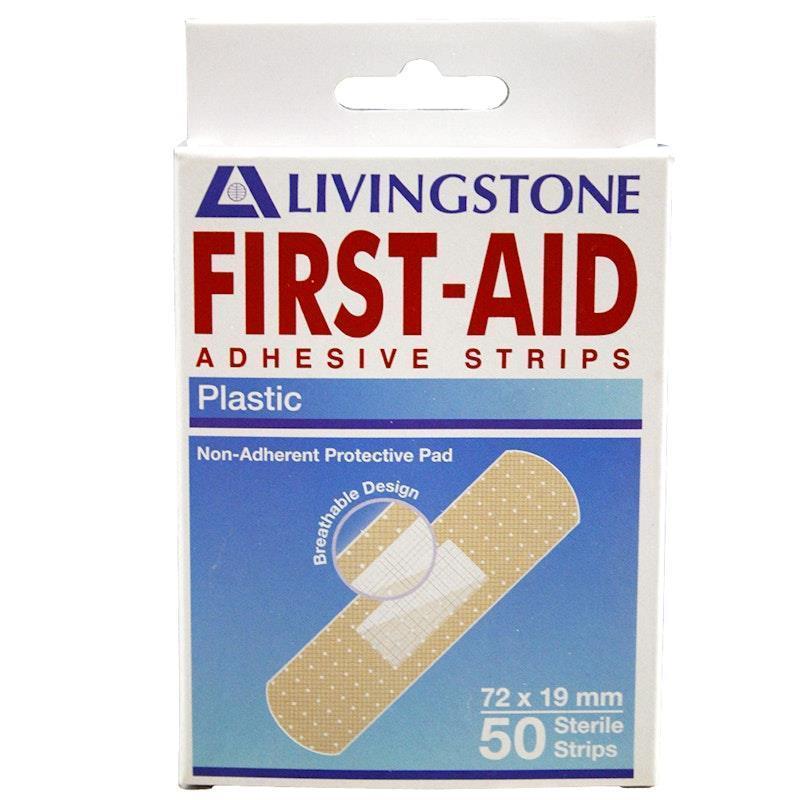 Buy Livingstone Superior Adhesive Recyclable Plastic Strips 72 x 19mm ...