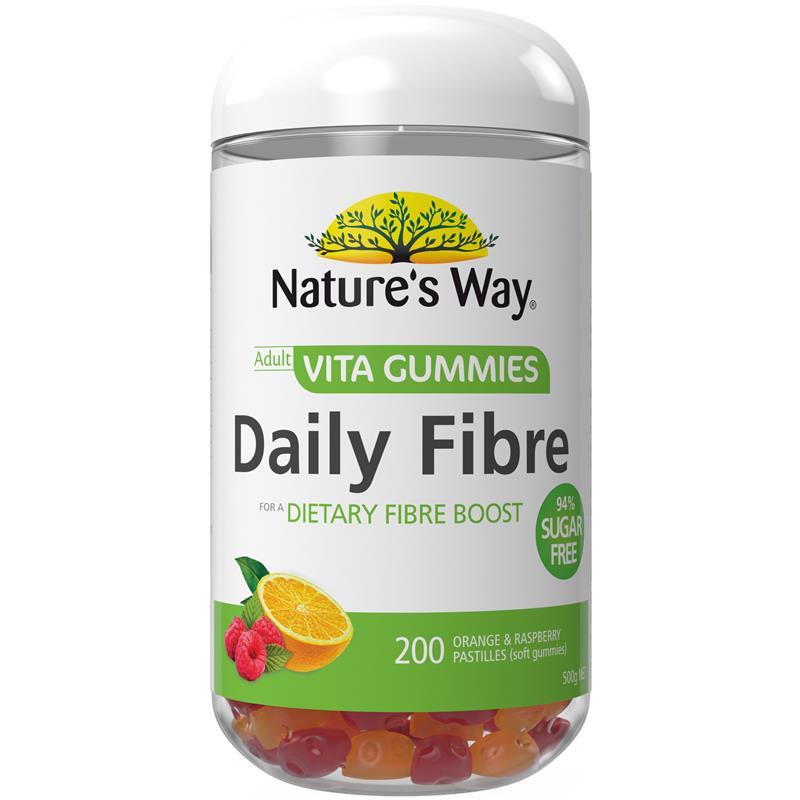 Buy Nature's Way Adult Vita Gummies Fibre 200 Gummies Exclusive Size ...