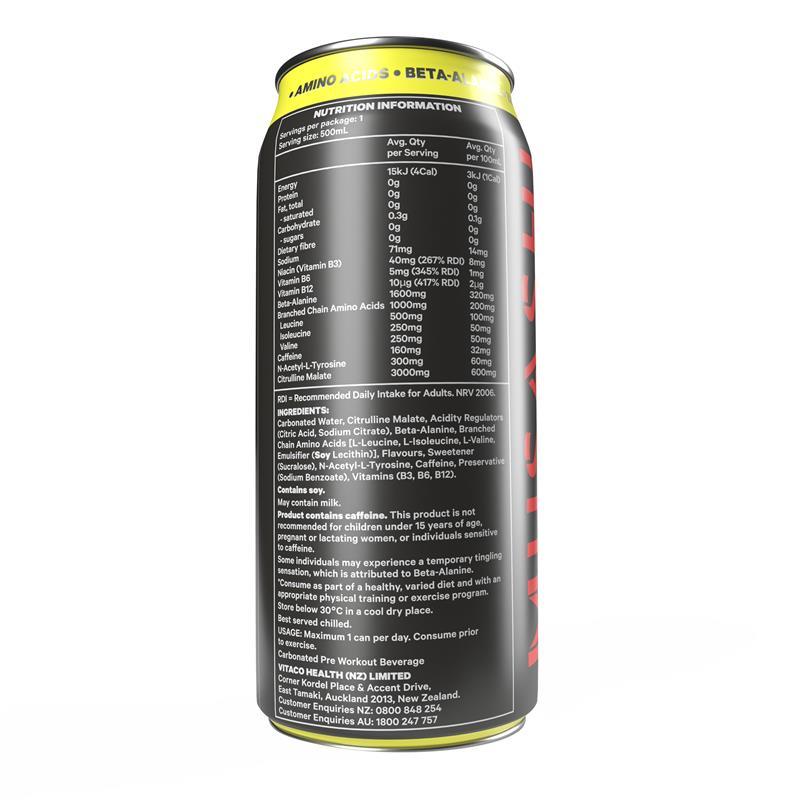 Buy Musashi Energy Lemonade 500ml online at Chemist Warehouse