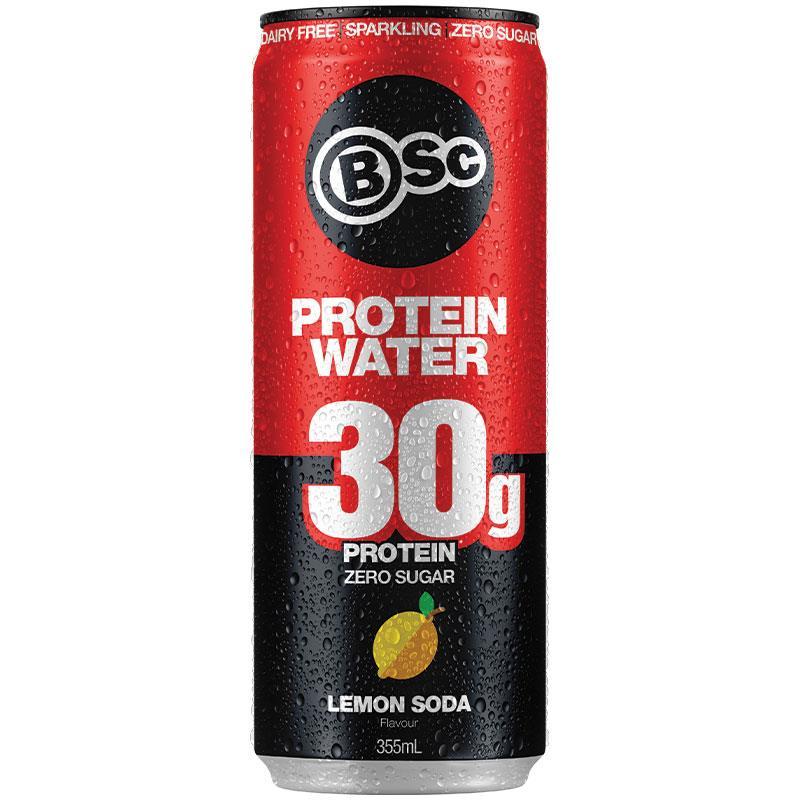 Buy BSc Protein Water Can Lemon Soda 355ml online at Chemist Warehouse