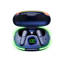 Buy Laser TWS Earbuds with LED Display: True Wireless & Tap Controls ...