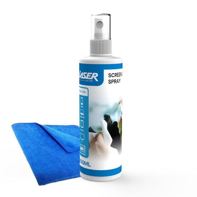 Buy Laser Clean Range Screen Cleaning Kit with Microfibre Cloth Bundle ...