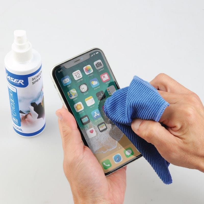 Buy Laser Clean Range Screen Cleaning Kit with Microfibre Cloth Bundle ...