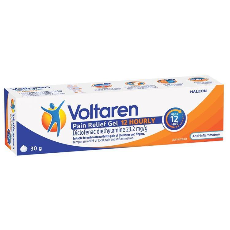 Buy Voltaren Pain Relief Gel 12 Hourly 30g online at Chemist Warehouse