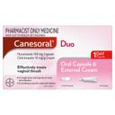 Buy Canesoral Duo Oral 150mg Capsules And 10mg/g Cream 1 - Fluconazole ...