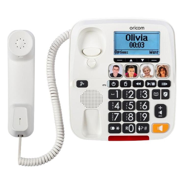 Buy Oricom Care920-1 Amplified Big Button Phone with Cordless Handset ...