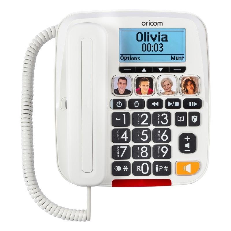 Buy Oricom Care920-1 Amplified Big Button Phone with Cordless Handset ...
