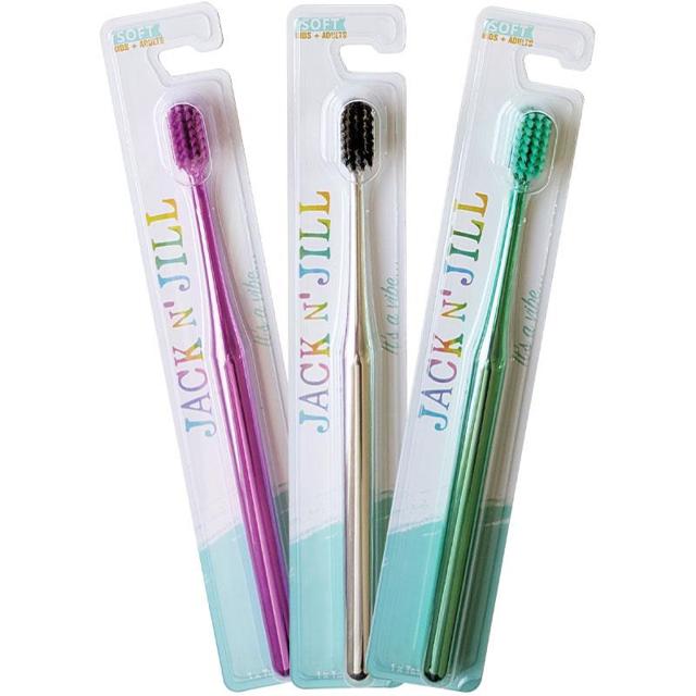 Buy Jack N Jill Toothbrush Chrome Assorted Soft online at Chemist Warehouse