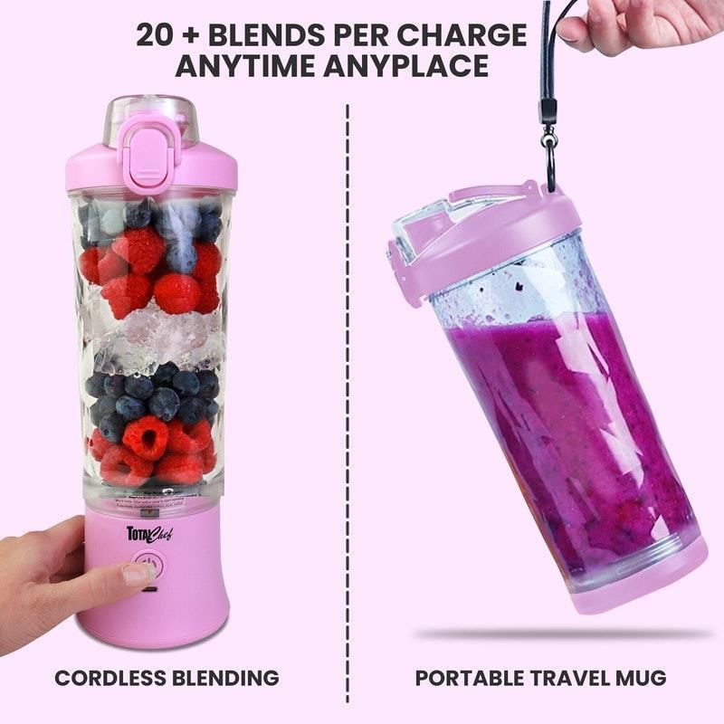 Buy Total Chef Portable Blender, 600 ml Lilac online at Chemist Warehouse