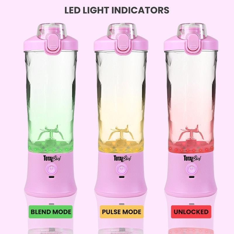 Buy Total Chef Portable Blender, 600 ml Lilac online at Chemist Warehouse