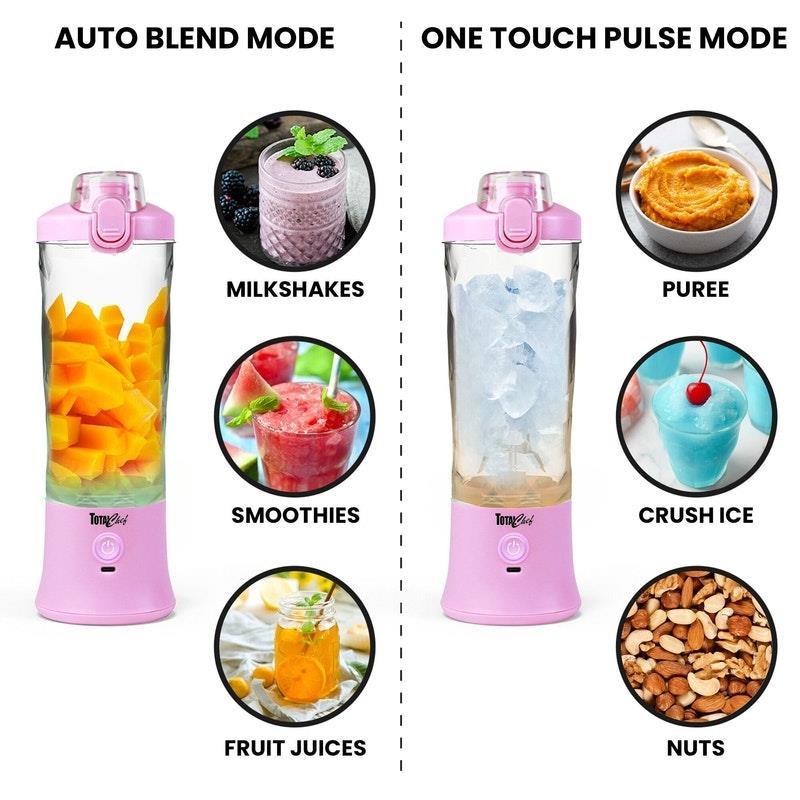 Buy Total Chef Portable Blender, 600 ml Lilac online at Chemist Warehouse