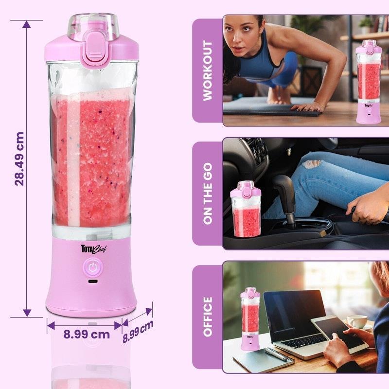 Buy Total Chef Portable Blender, 600 ml Lilac online at Chemist Warehouse