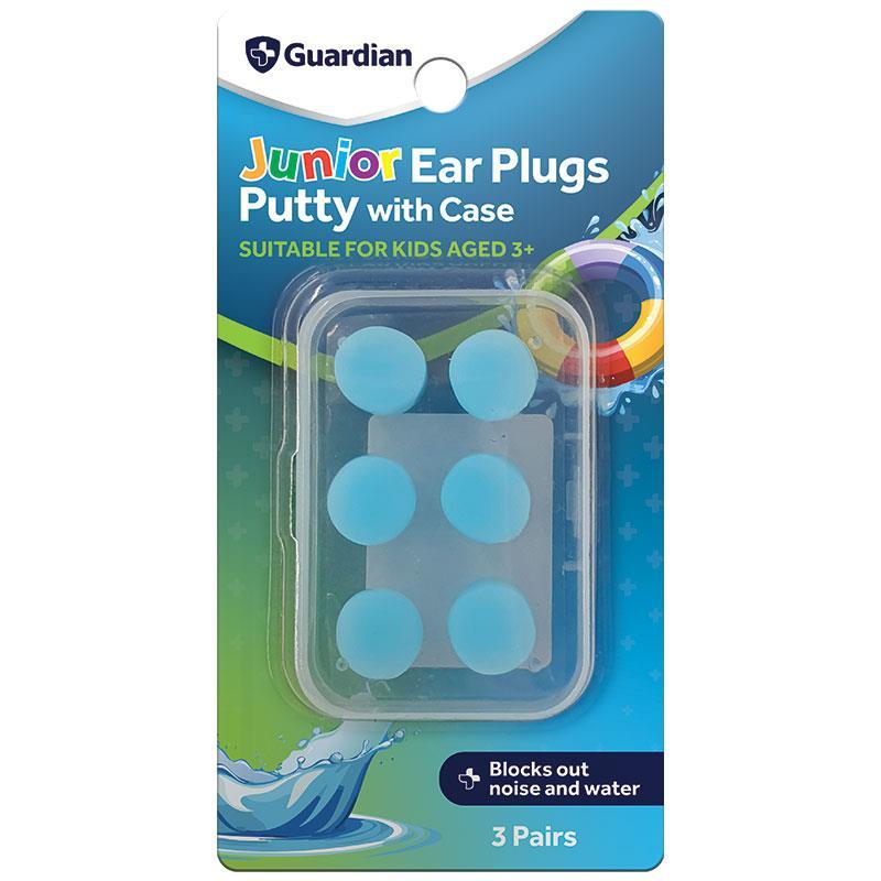 Buy Guardian Junior Ear Plugs Putty with Case 3 Pairs online at Chemist ...