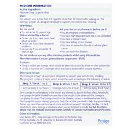Buy Nicotinell Lozenge Peppermint 2mg 72 online at Chemist Warehouse