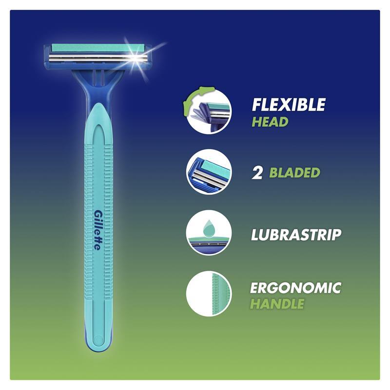 Buy Gillette Blue II Plus Disposables 24pk online at Chemist Warehouse