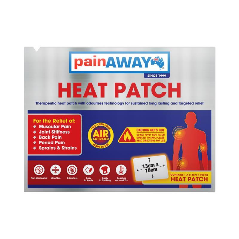 Buy Pain Away Heat Patches Regular 10 Pack Exclusive online at Chemist ...