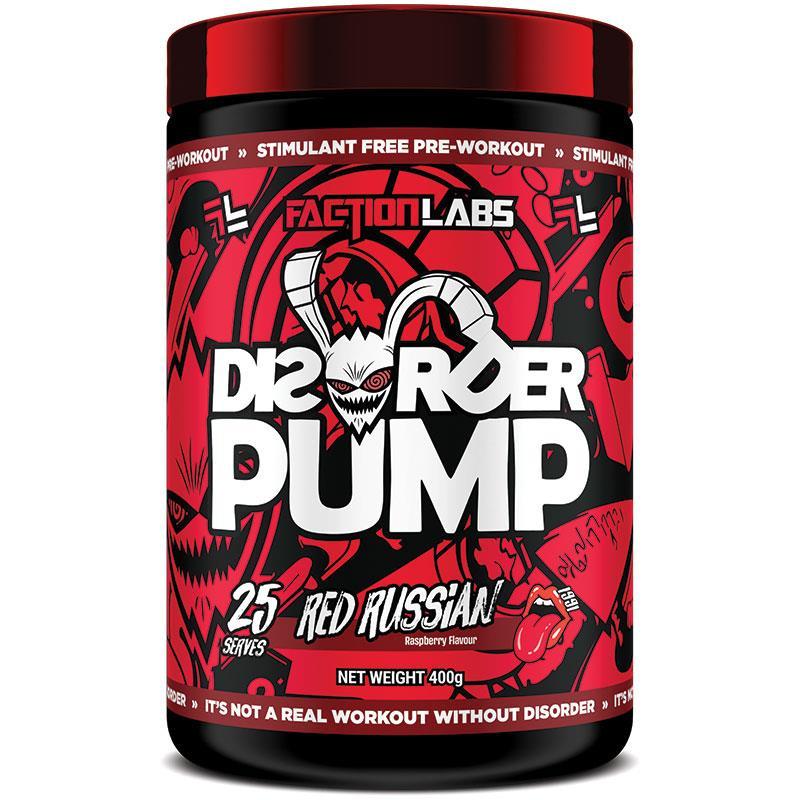 Buy Faction Labs Disorder Pump Red Russian Raspberry 400g online at ...