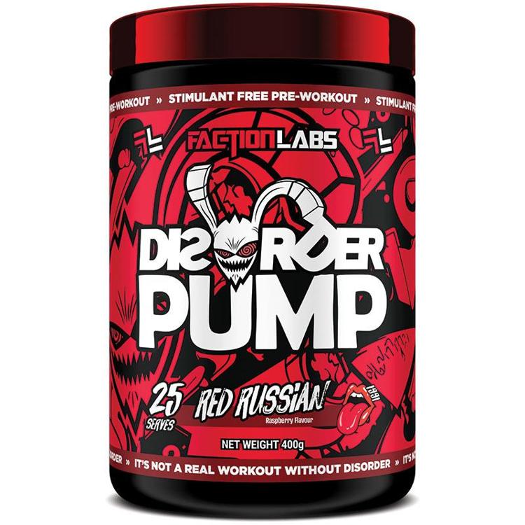 Buy Faction Labs Disorder Pump Red Russian Raspberry 400g online at ...
