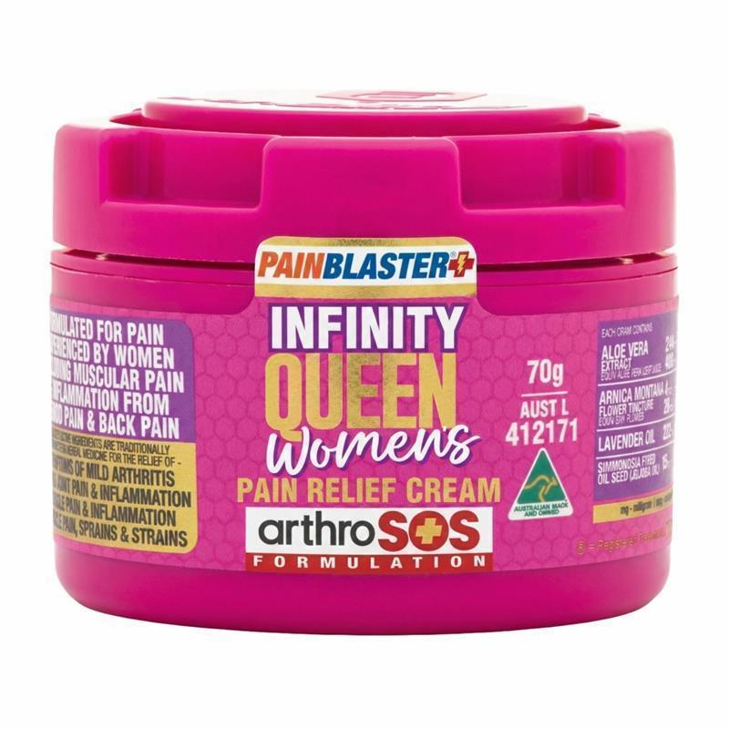Buy Pain Blaster Infinity Queen Women's Pain Relief Cream 70g By ...