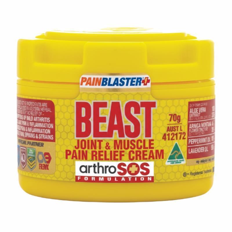 Buy Pain Blaster Beast Joint & Muscle Pain Relief Cream 70g By Athelite ...